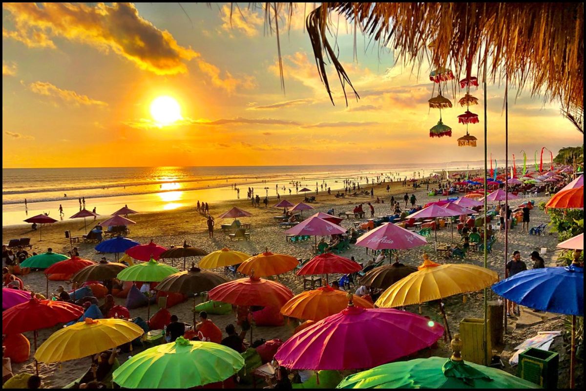 Top Location at Seminyak Beach for Sunset View, Golden Hour Magic